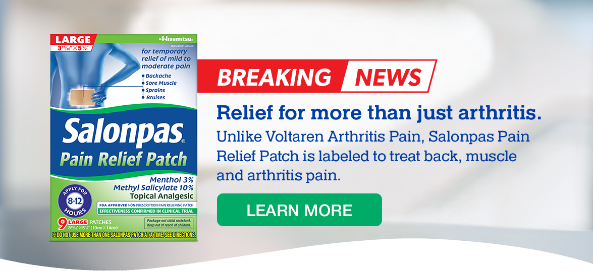 Salonpas® Pain Relief Patches & Sprays for Powerful Pain Relief When ...
